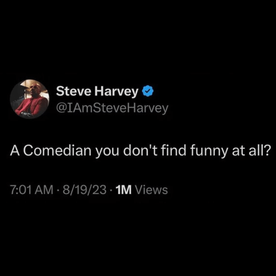 Steve Harvey Insincerely Apologize For Tweet - Nico Lagan